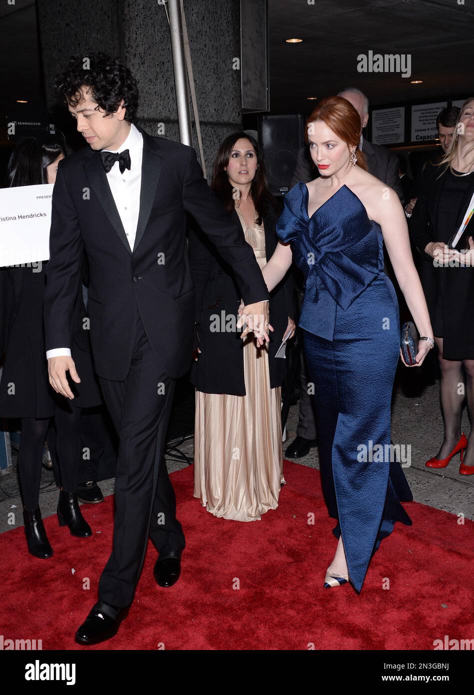 Christina Hendricks and husband Geoffrey Arend attend the International ...