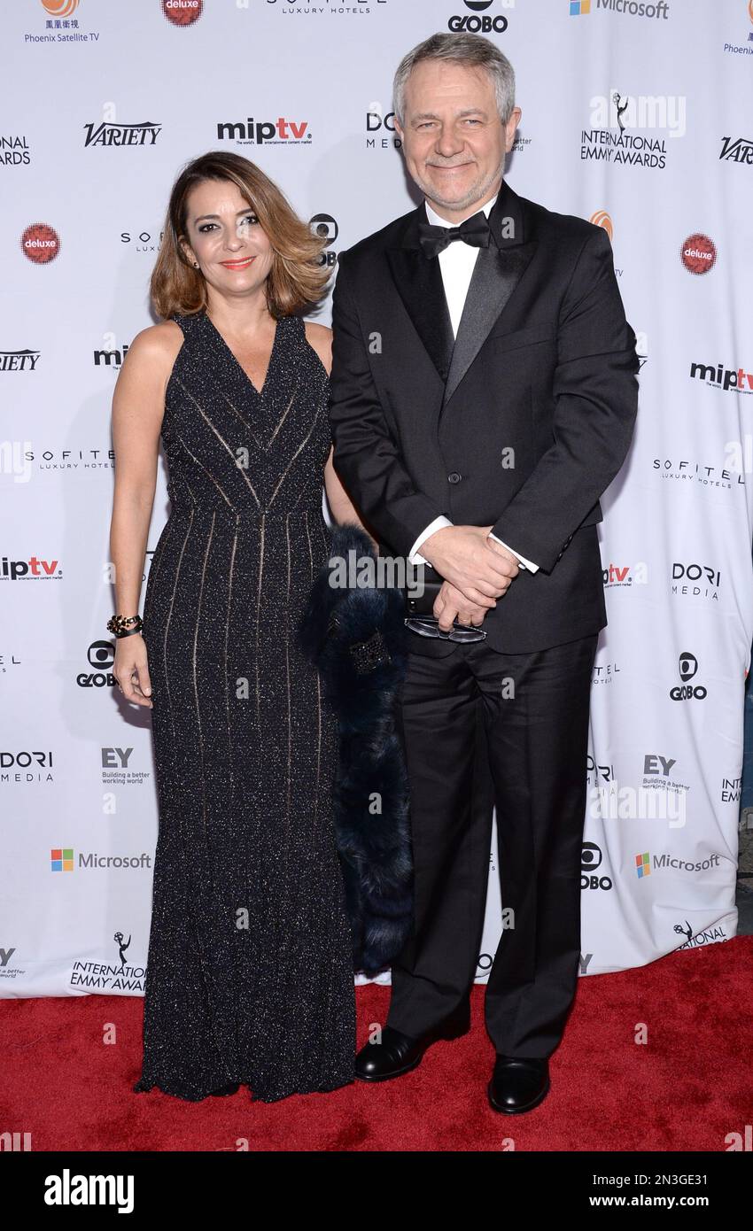 Carlos Henrique Schroder, right, attends the International Emmy Awards ...
