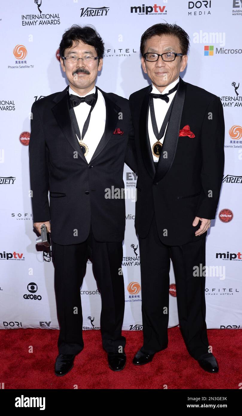 Kei Matsui and Yobuyuki Isshiki attend the International Emmy Awards ...