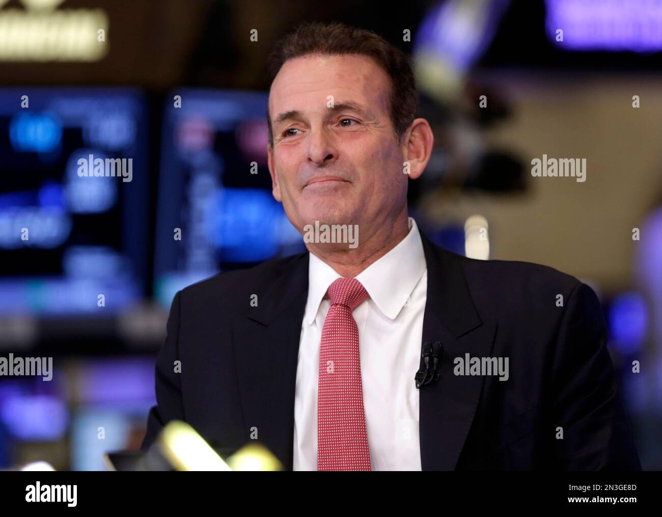 Stuart A Miller, Lennar Corporation, CEO, is interviewed on the floor ...