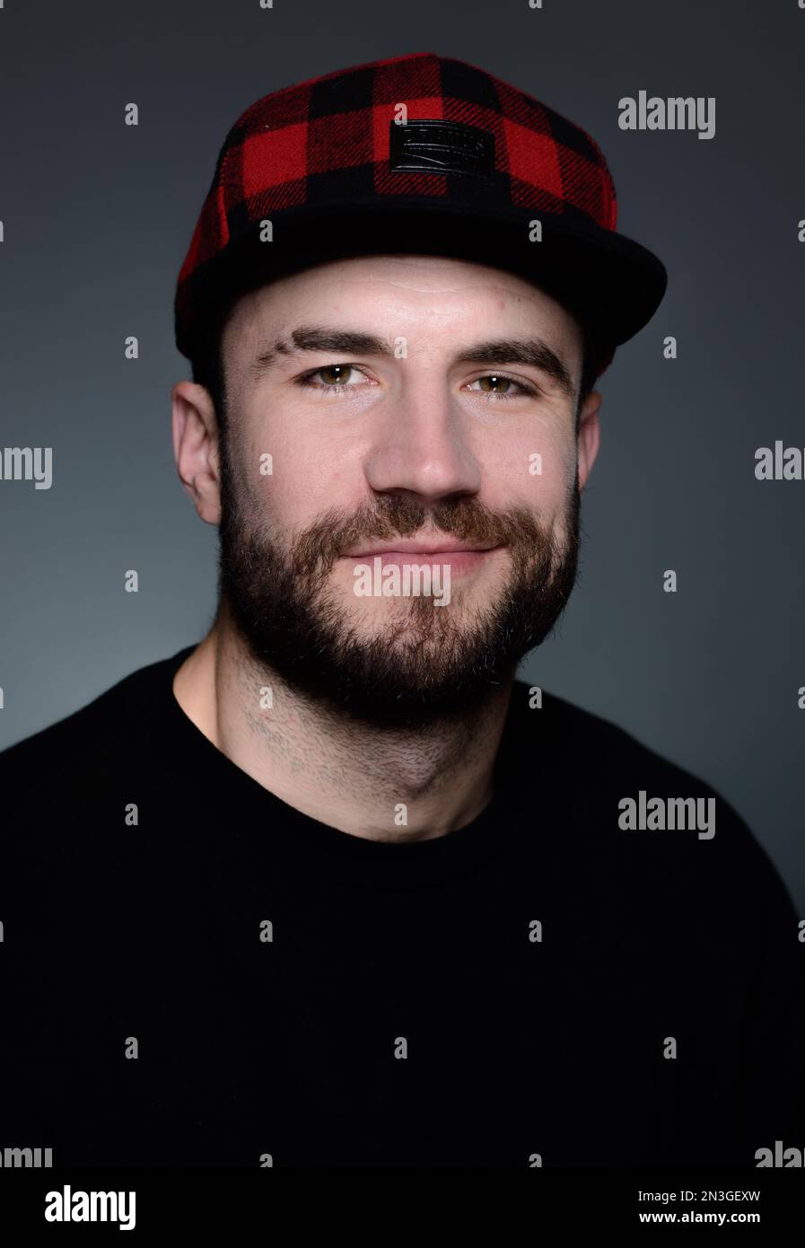 Country singer Sam Hunt poses for a portrait, on Monday, Nov. 23, 2014 ...