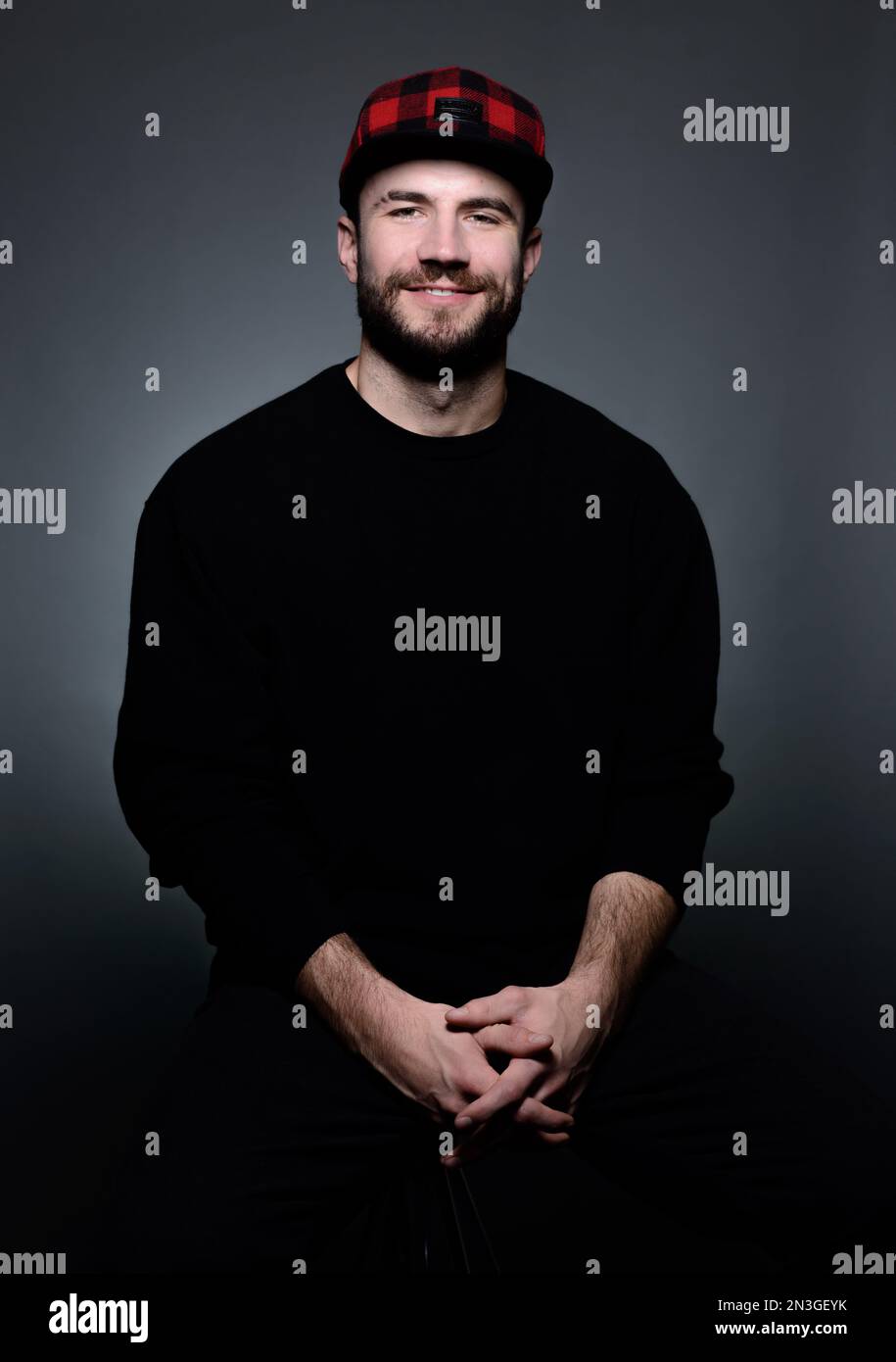 Country singer Sam Hunt poses for a portrait, on Monday, Nov. 23, 2014 ...