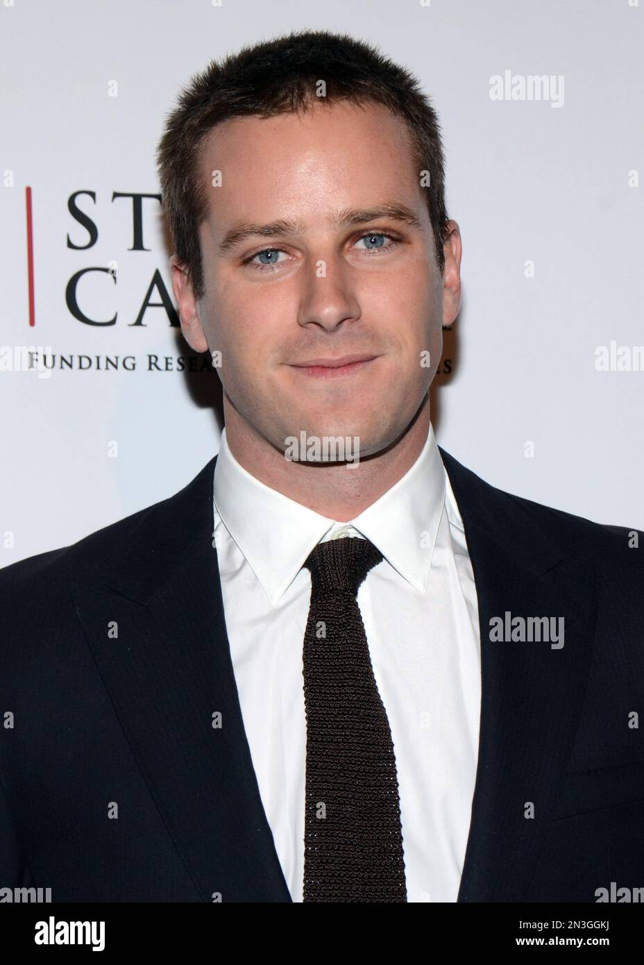 Armie Hammer arrives at Stop Cancer's Annual Gala at the Beverly Hilton ...