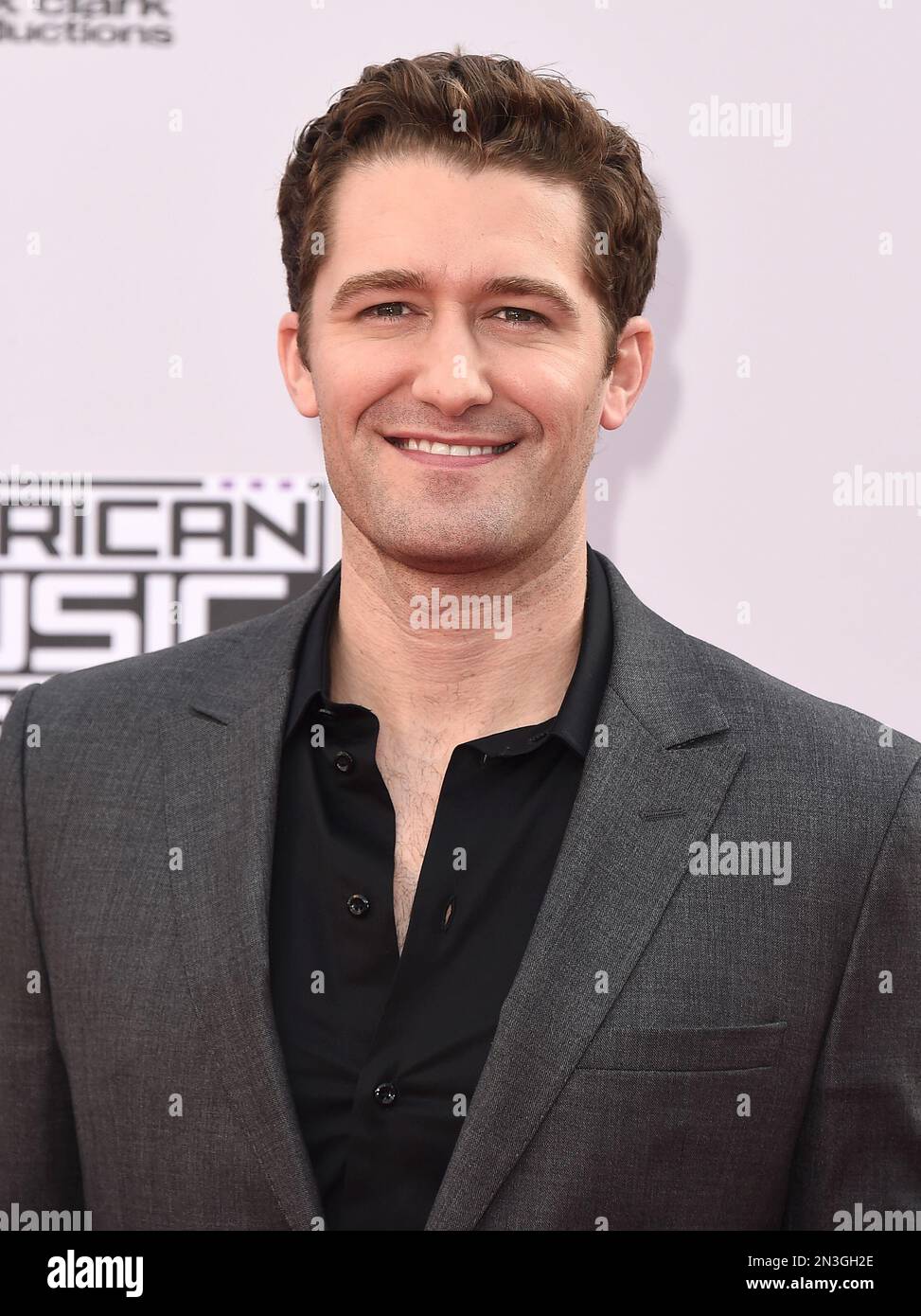 Matthew Morrison arrives at the 42nd annual American Music Awards at ...