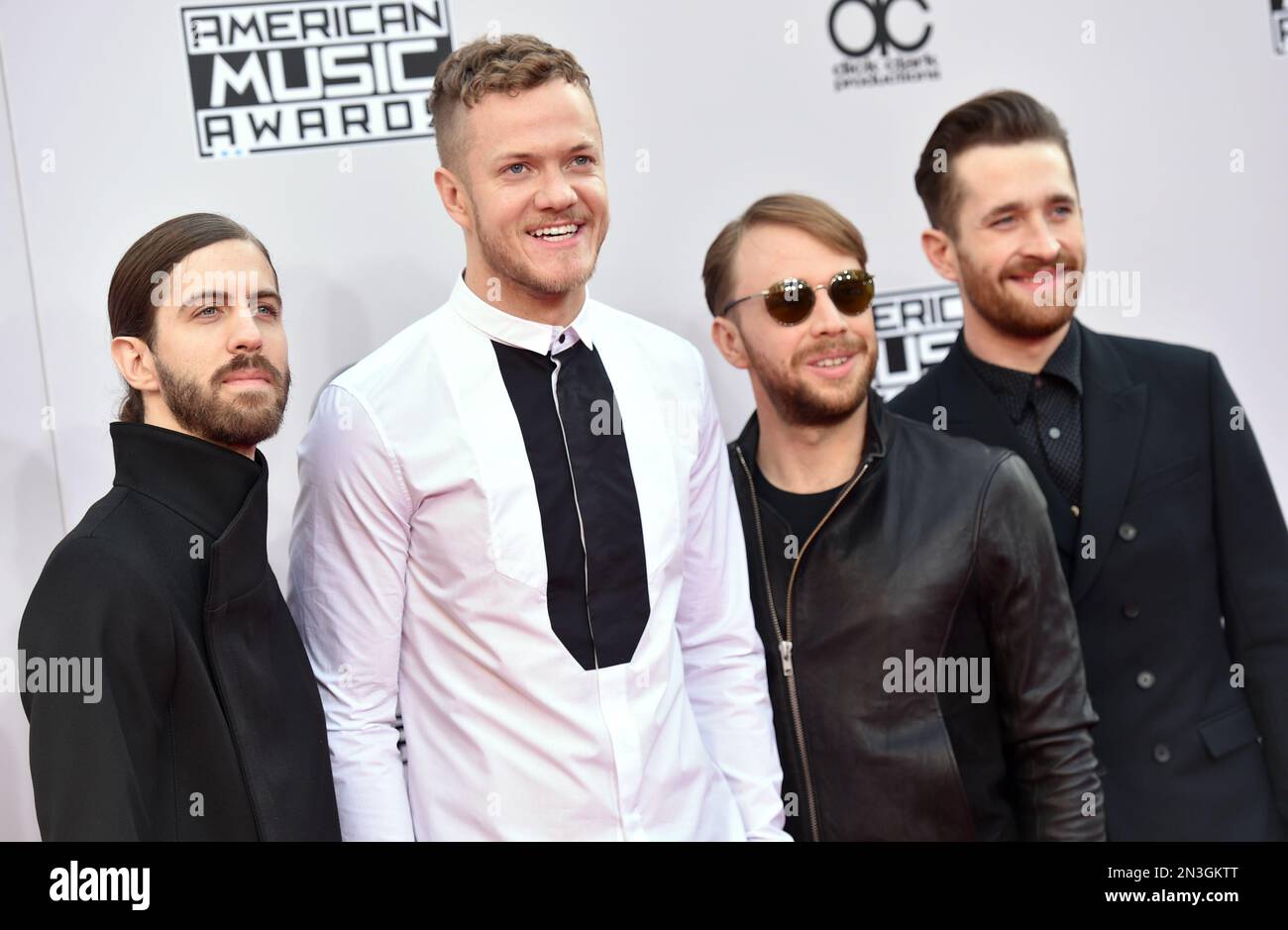 Daniel Wayne Sermon, from left, Dan Reynolds, Ben McKee and Dan ...