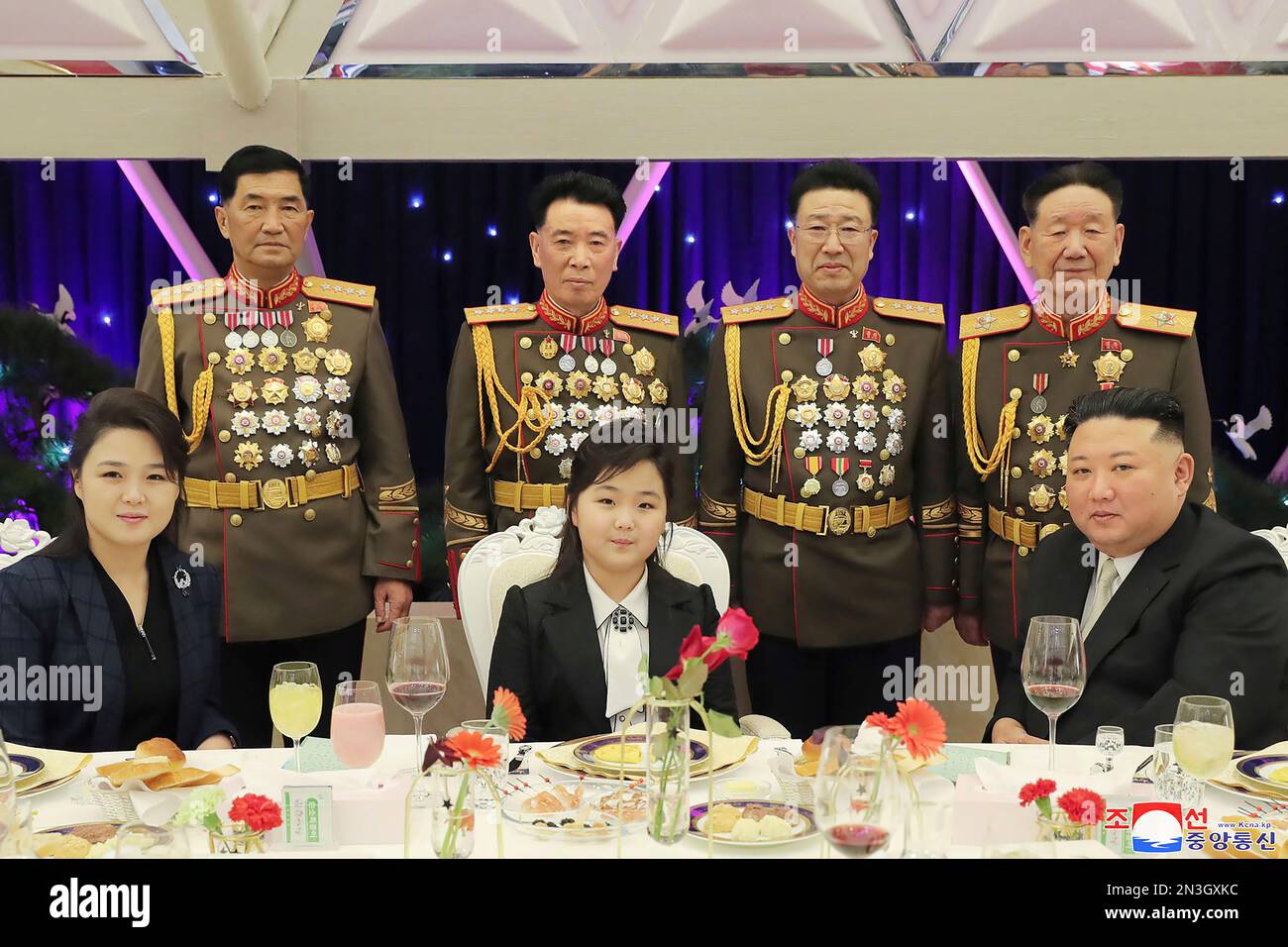 In this photo provided by the North Korean government, North Korean ...