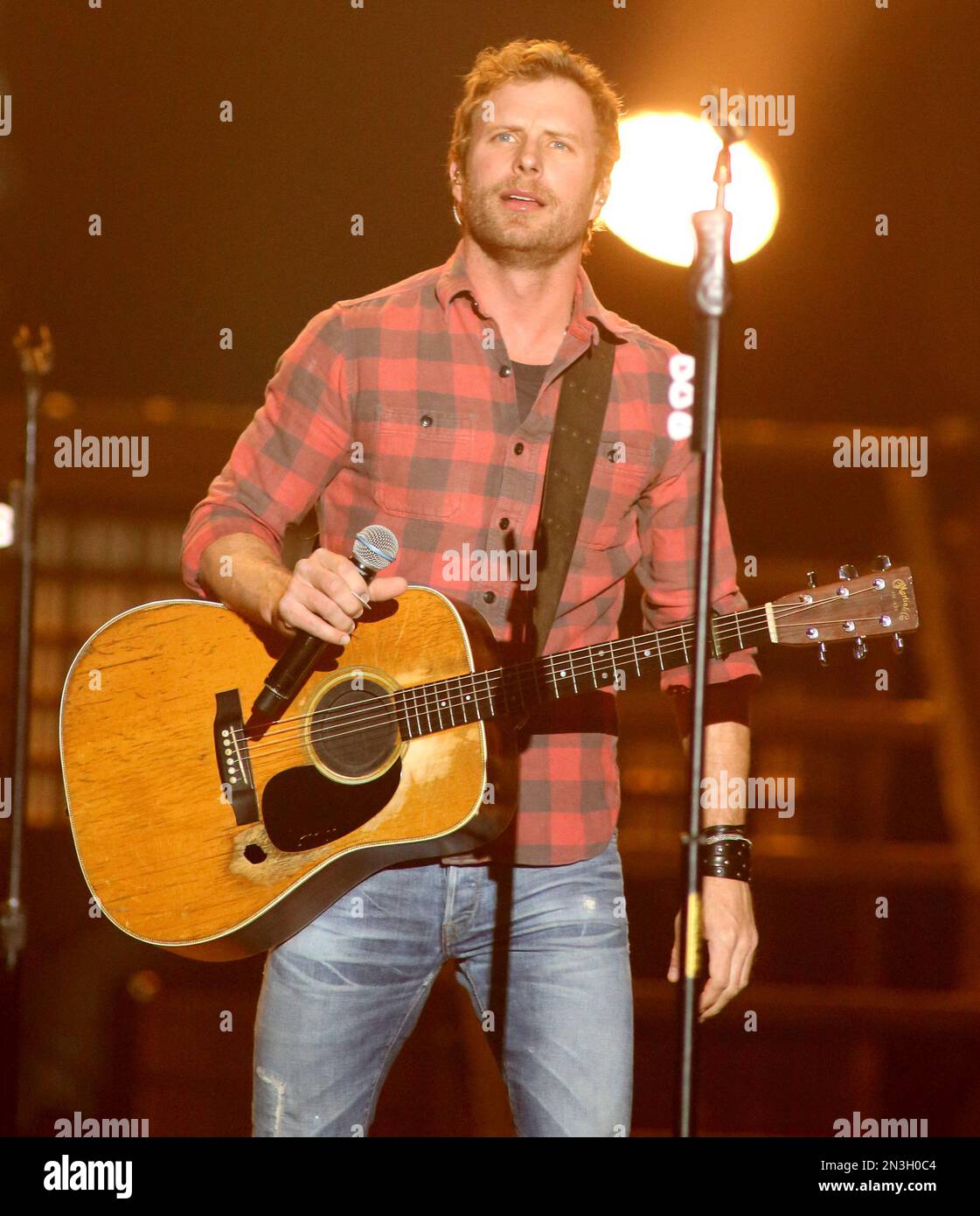 Singer-songwriter Dierks Bentley performs in concert during his “Riser ...