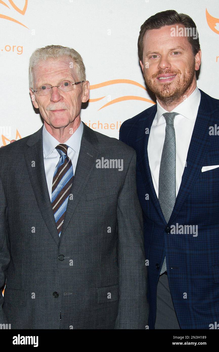 Bill Geist and Willie Geist attend The Michael J. Fox Foundation for ...