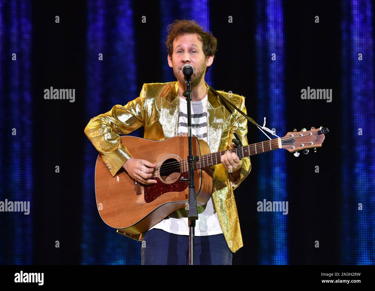 Ben Lee performs on stage at Yo Gabba Gabba! LIVE! Music Is Awesome! at ...