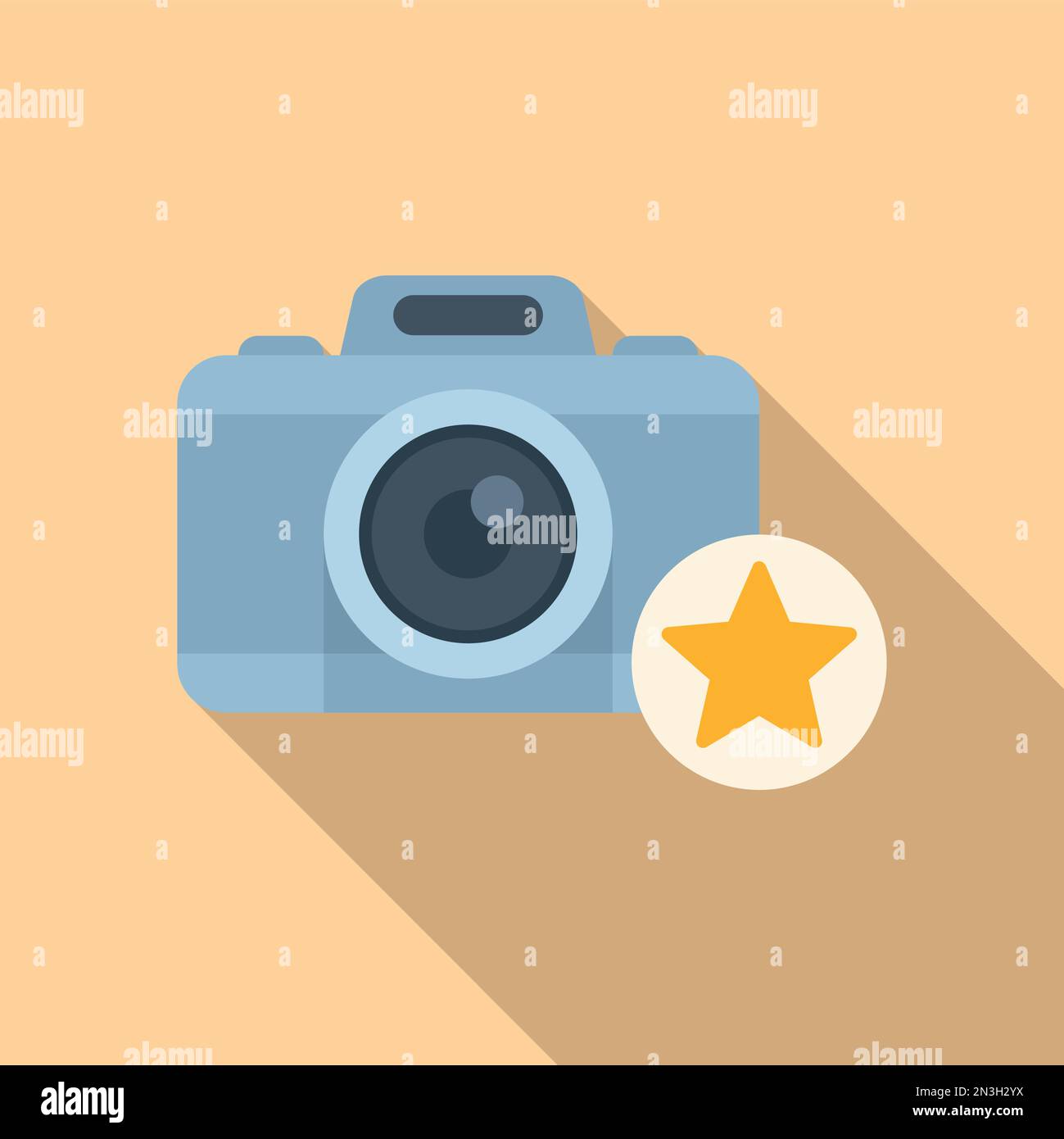 Camera brand ambassador icon flat vector. Social media. Business ...