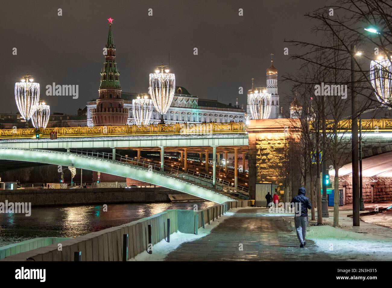 Russia, Moscow. A view of the Moscow Kremlin Stock Photo - Alamy