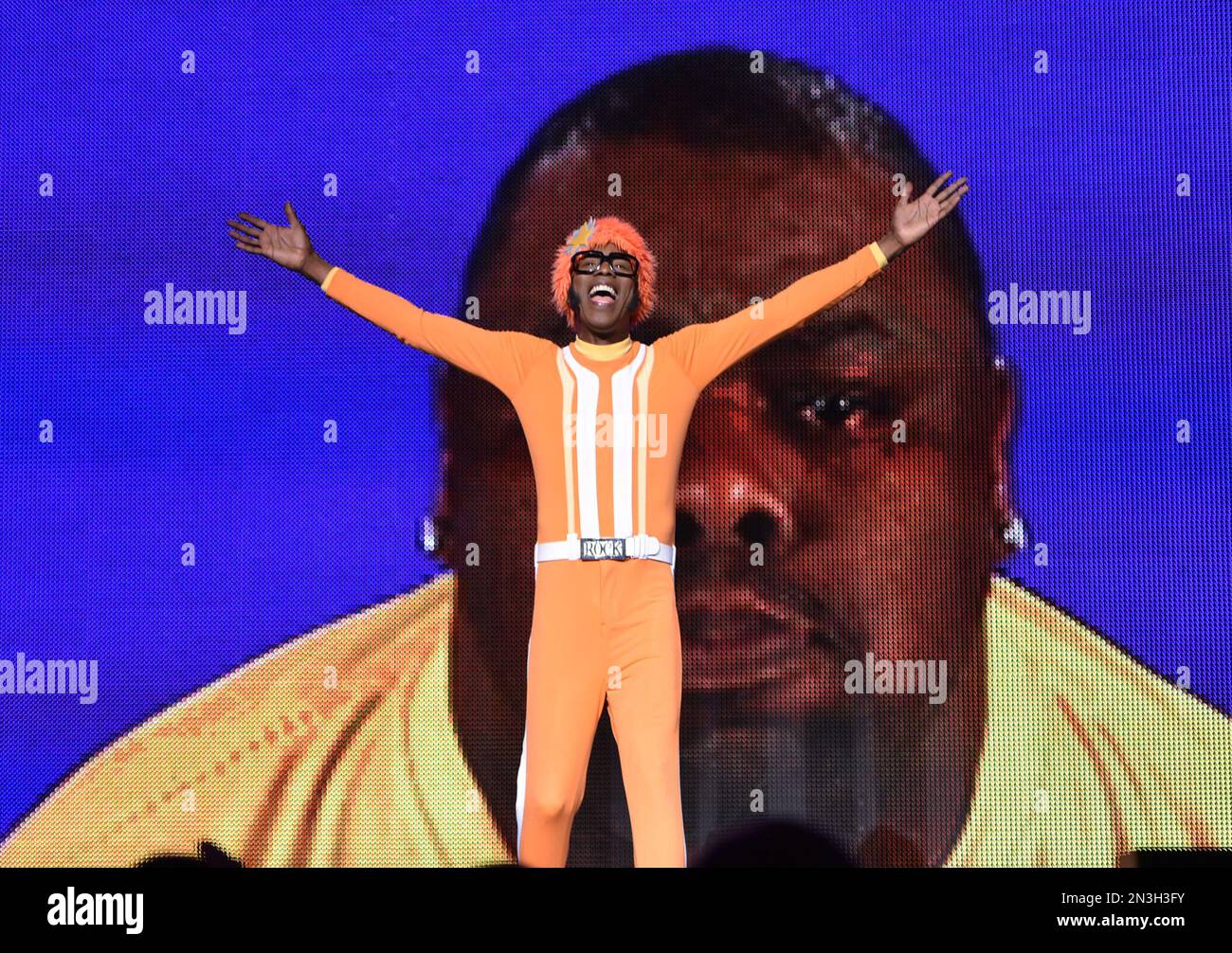 DJ Lance Rock performs on stage at Yo Gabba Gabba! LIVE! Music Is ...