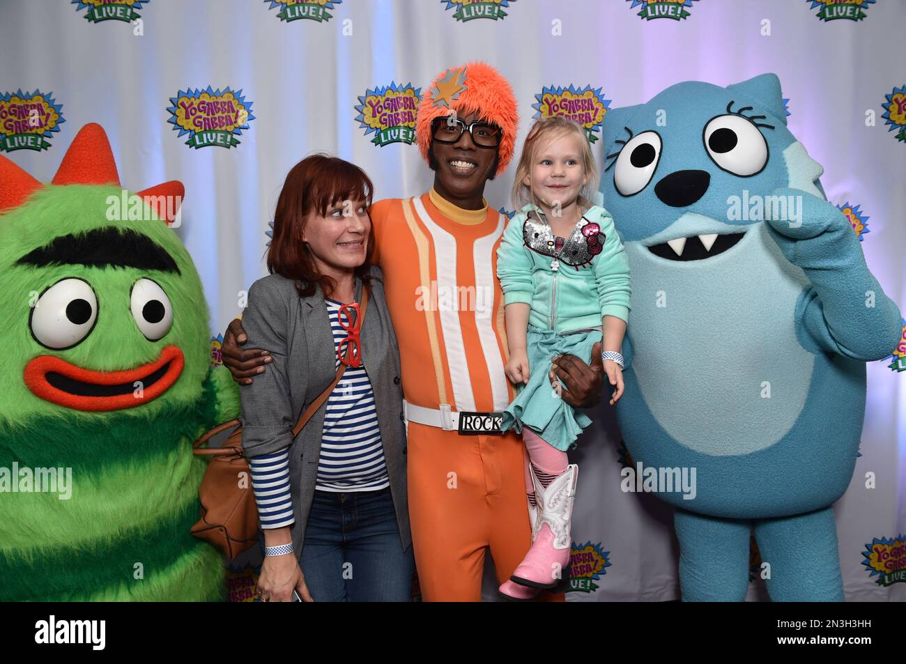 Franka Potente, and from left, DJ Lance Rock and Polly Richardson ...