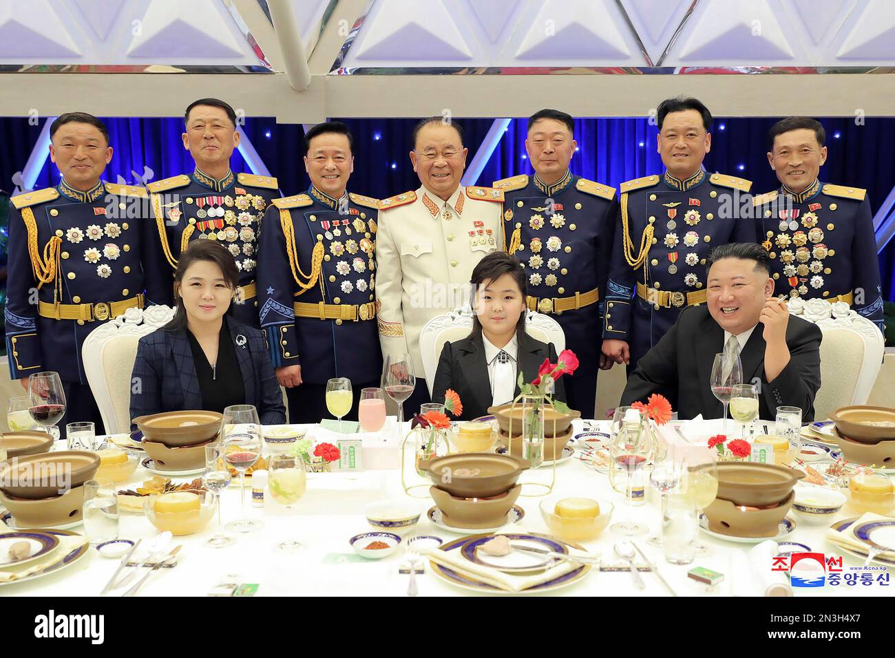 In this photo provided by the North Korean government, North Korean ...