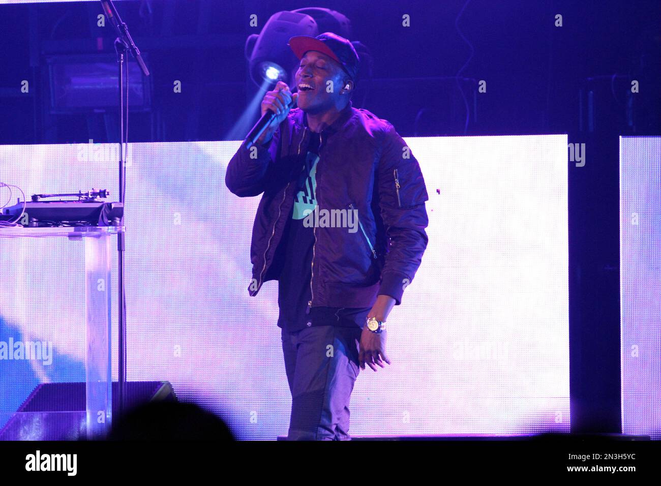 Christian hip-hop artist Lecrae (Lecrae Moore) energized the sold out ...
