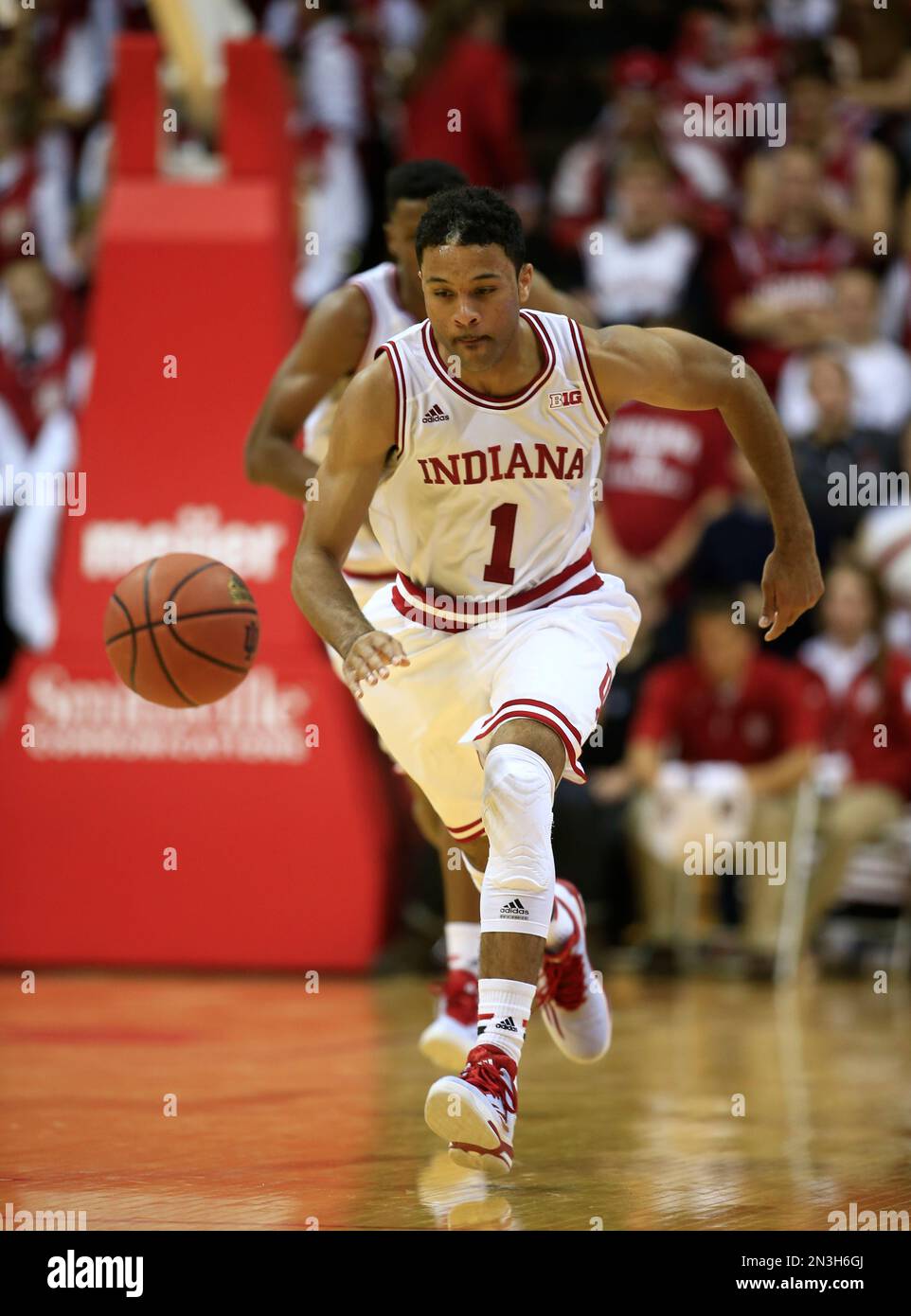 Indiana's James Blackmon Jr. (1) in action during the second half of an ...