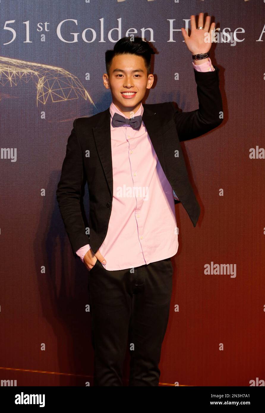 Taiwanese actor Matthew Wei Han-Ting arrives at the 51st Golden Horse ...