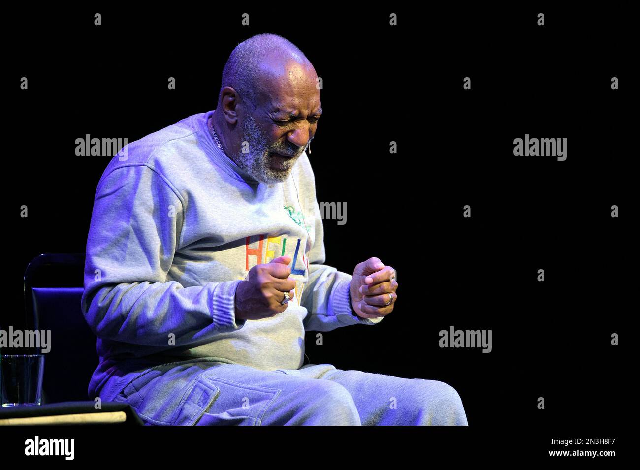 Comedian Bill Cosby performs during a show at the Maxwell C. King ...