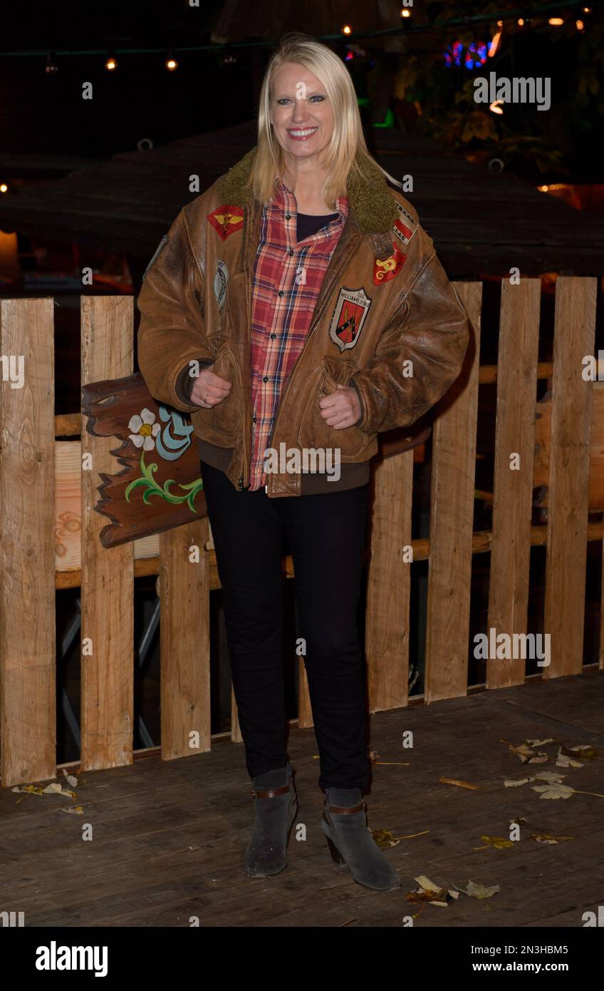 Anneka Rice poses for photographers at the opening of the Winder ...