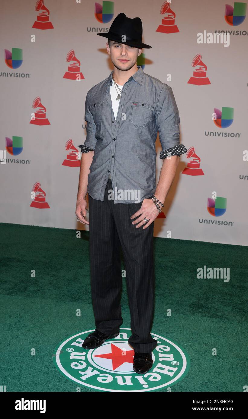 Kaden James arrives at the 15th annual Latin Grammy Awards at the MGM ...