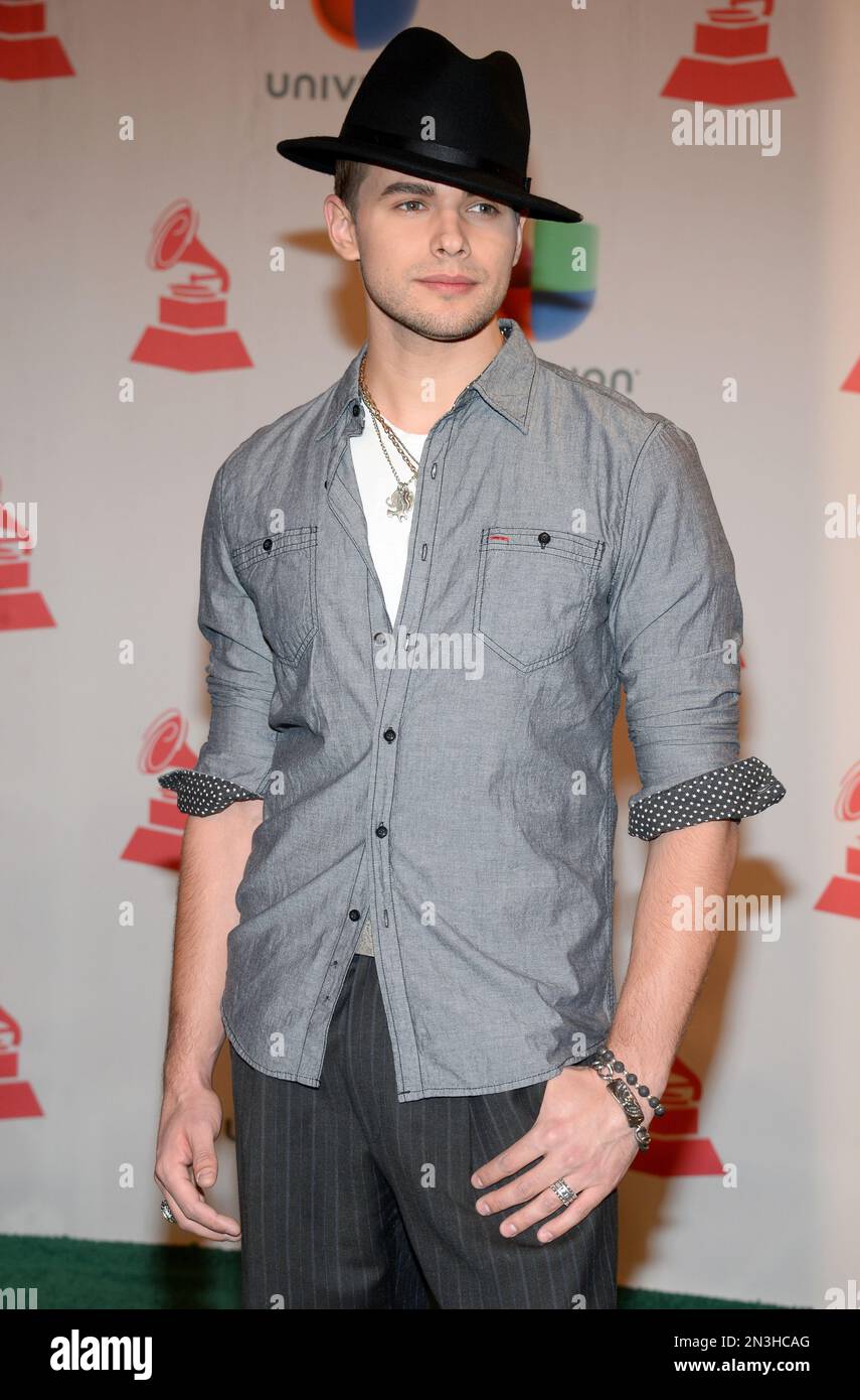 Kaden James arrives at the 15th annual Latin Grammy Awards at the MGM ...