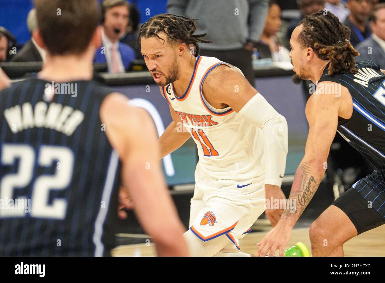 Orlando, Florida, USA, February 7, 2023, New York Knicks guard Jalen ...
