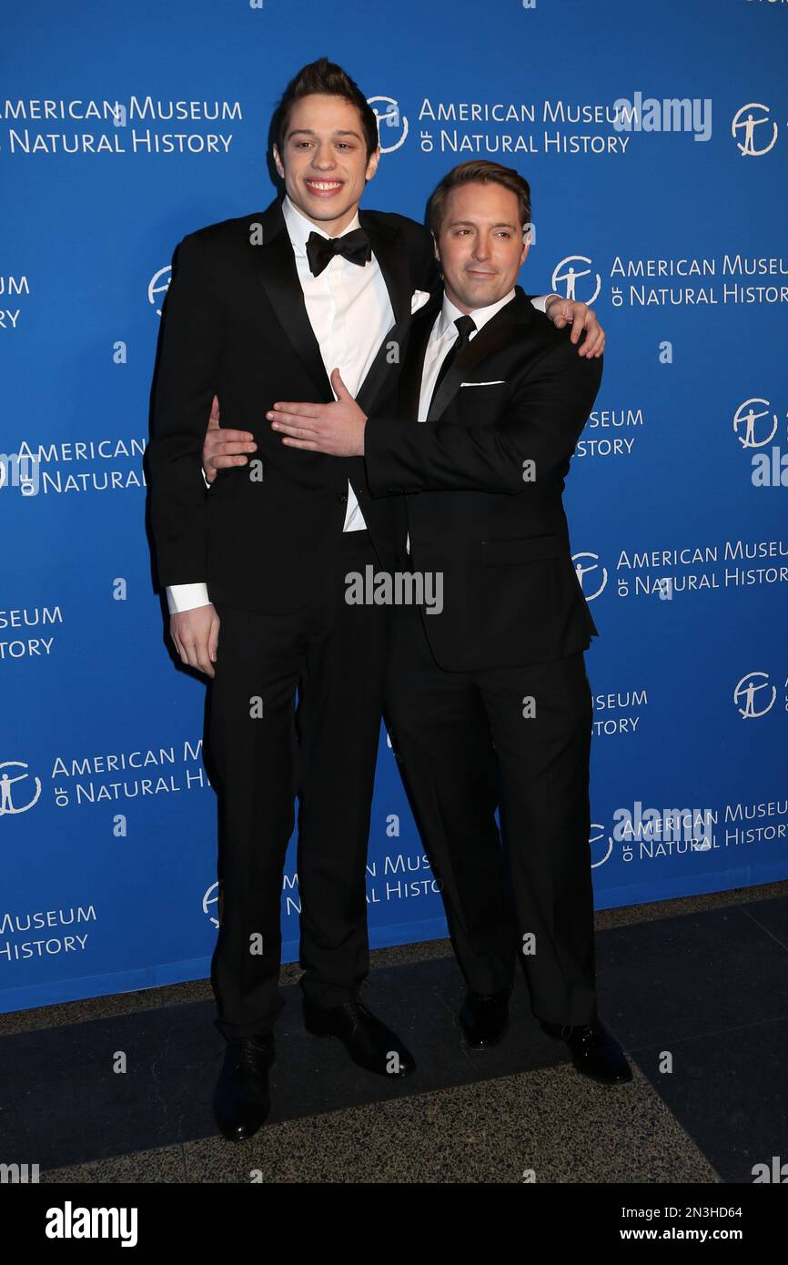 Pete Davidson, left, and Beck Bennett attend the American Museum of ...