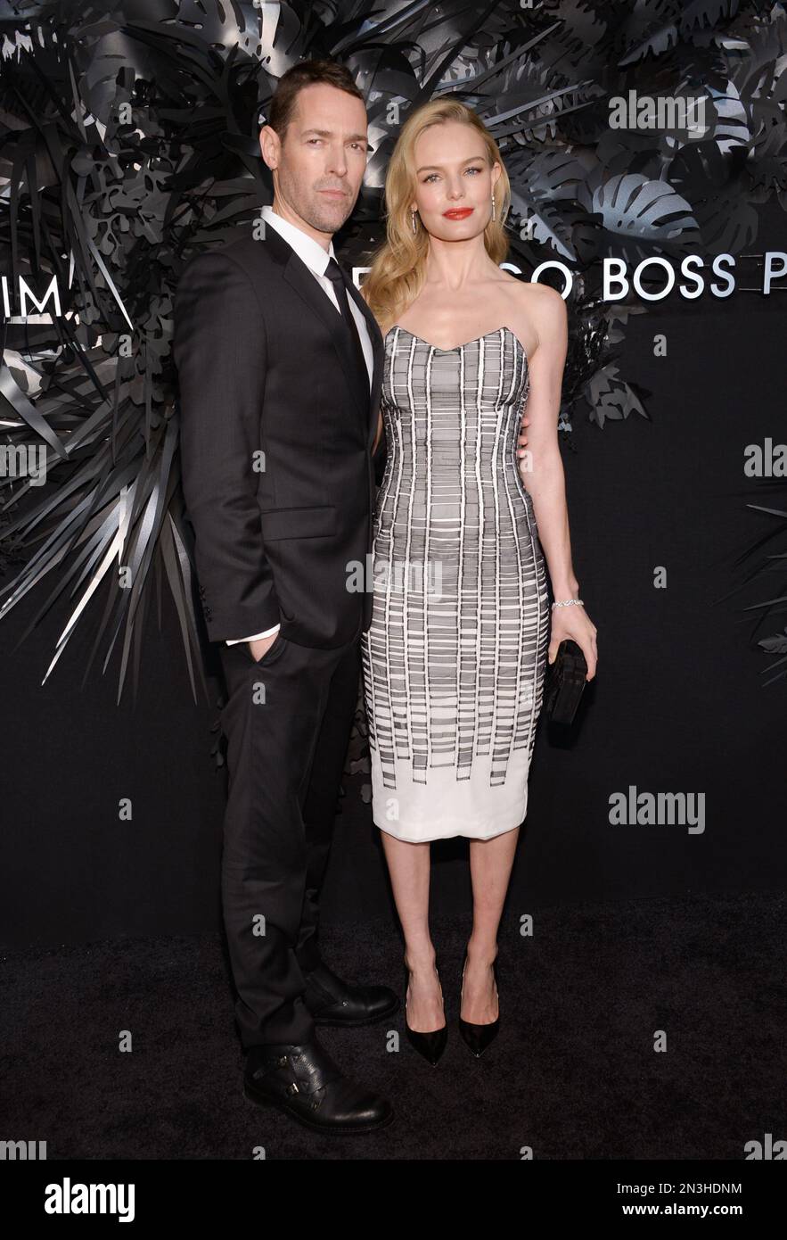 Actress Kate Bosworth and husband Michael Polish attend the HUGO BOSS ...