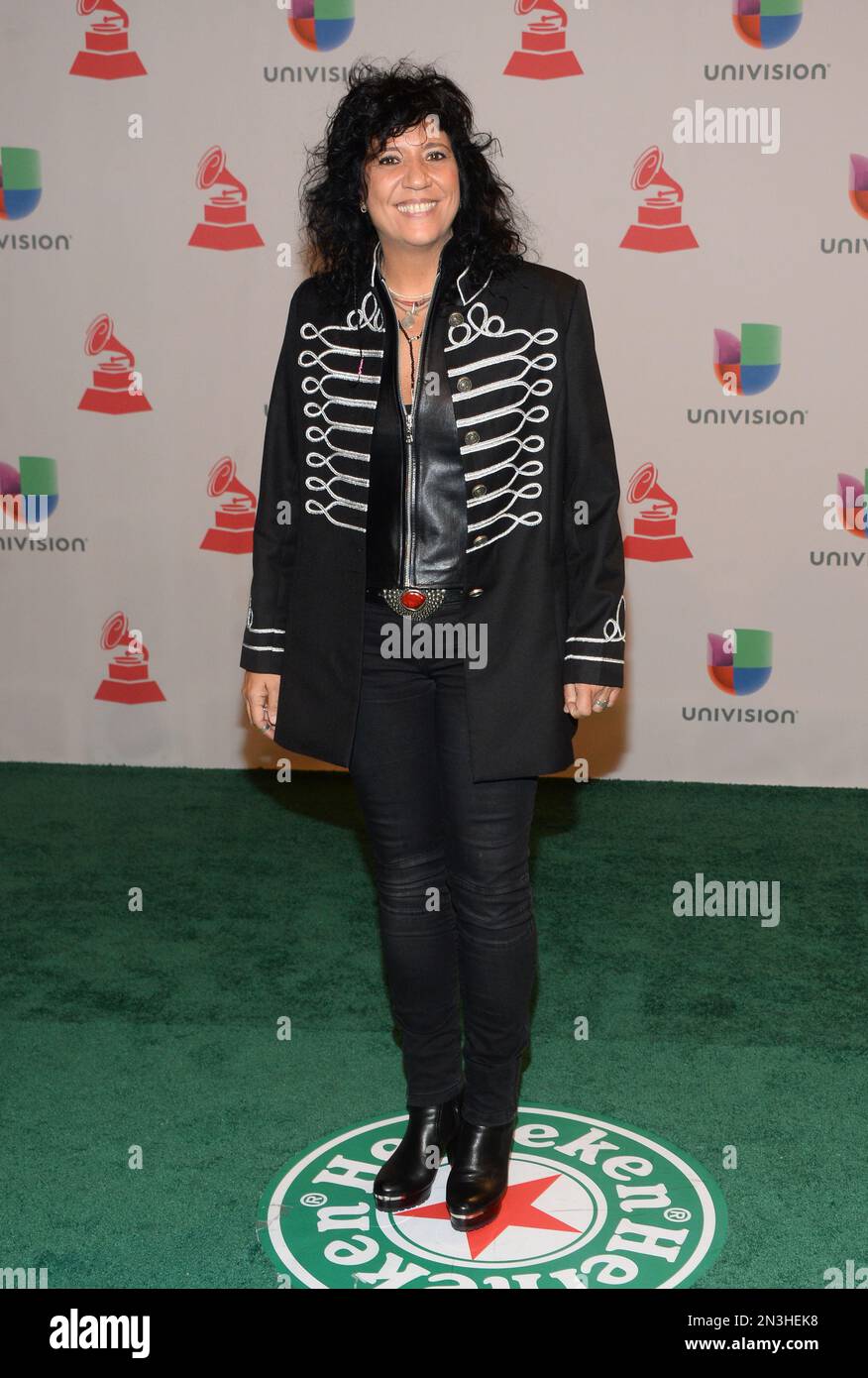 Spanish singer Rosana arrives at the 15th annual Latin Grammy Awards at ...