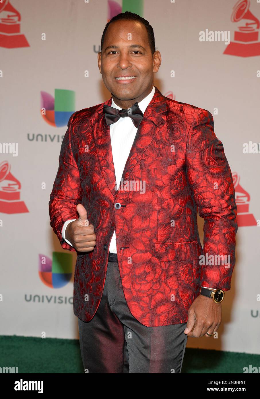 Tony Dandrades arrives at the 15th annual Latin Grammy Awards at the ...