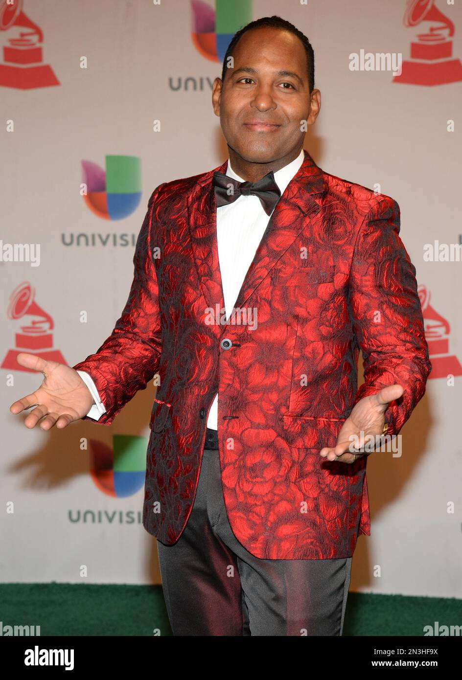 Tony Dandrades arrives at the 15th annual Latin Grammy Awards at the ...
