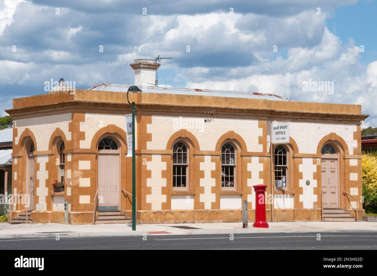 The Victorian-era Old Post and Telegraph Office at Penola, southeastern ...