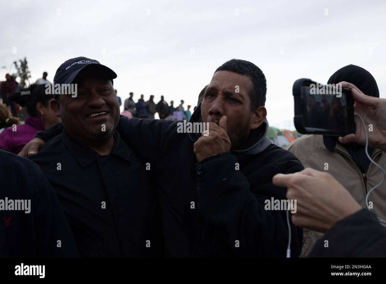 Juarez, Mexico, 11-15-2022: migrants of different nationalities ...