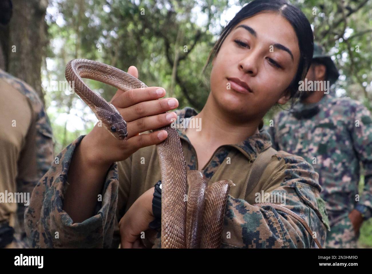 Sri Lanka. 23rd Jan, 2023. U.S. Marine Corps Lance Cpl. Emily Zamudio ...