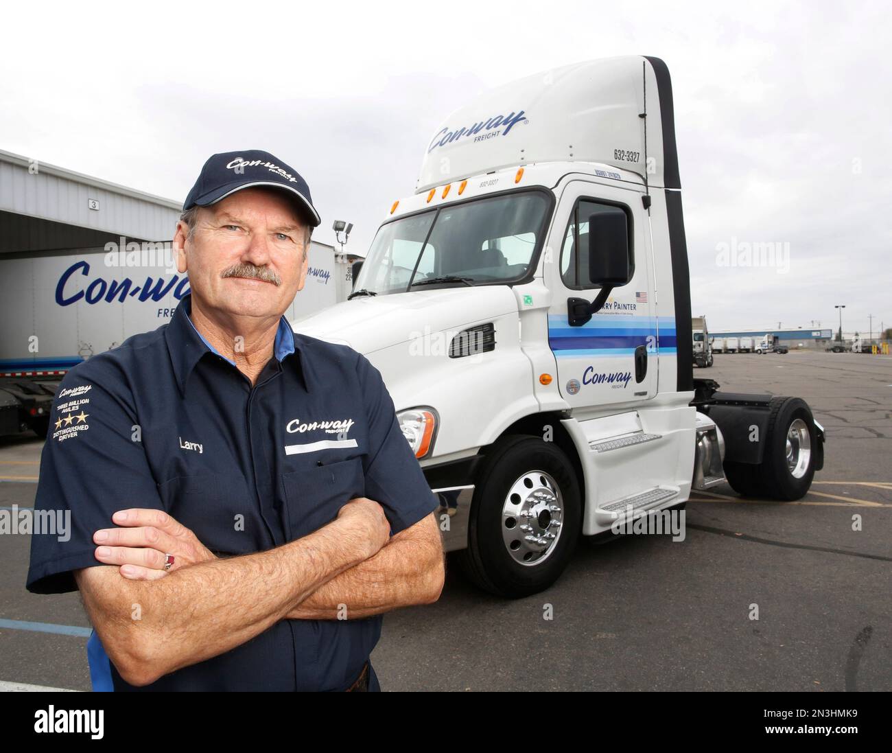 IMAGE DISTRIBUTED FOR CON-WAY FREIGHT - Three Million Miler award ...