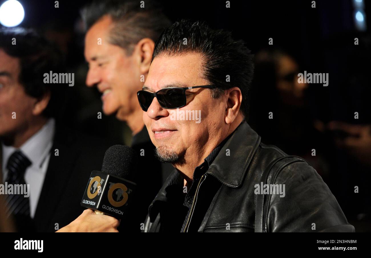 Cesar Rosas, of the musical group Los Lobos, participates in an ...