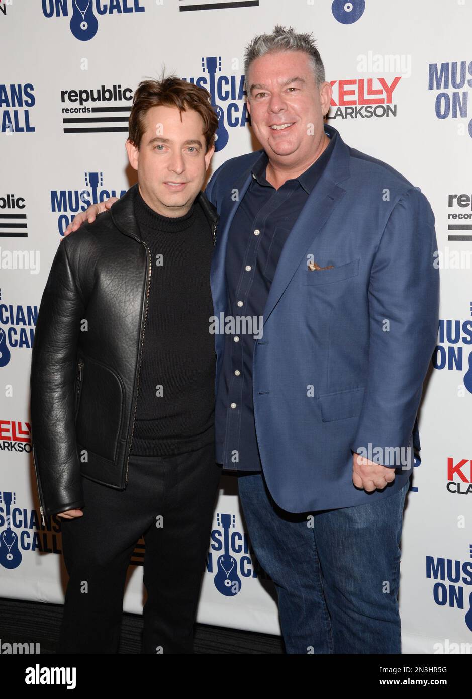 Republic Records executive vice president Charlie Walk, left, and Elvis ...