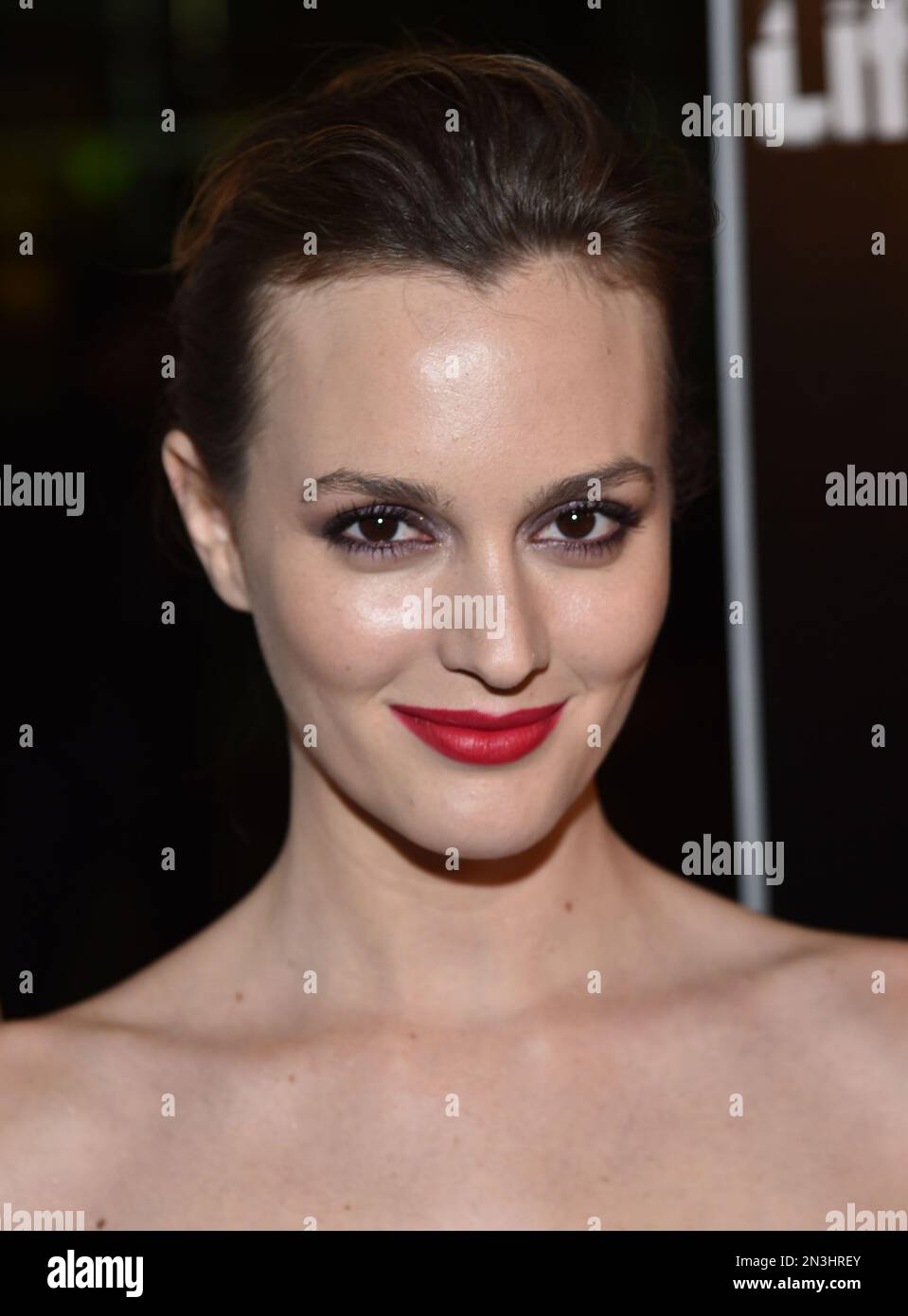 Leighton Meester attends the Los Angeles special screening of "LIFE ...