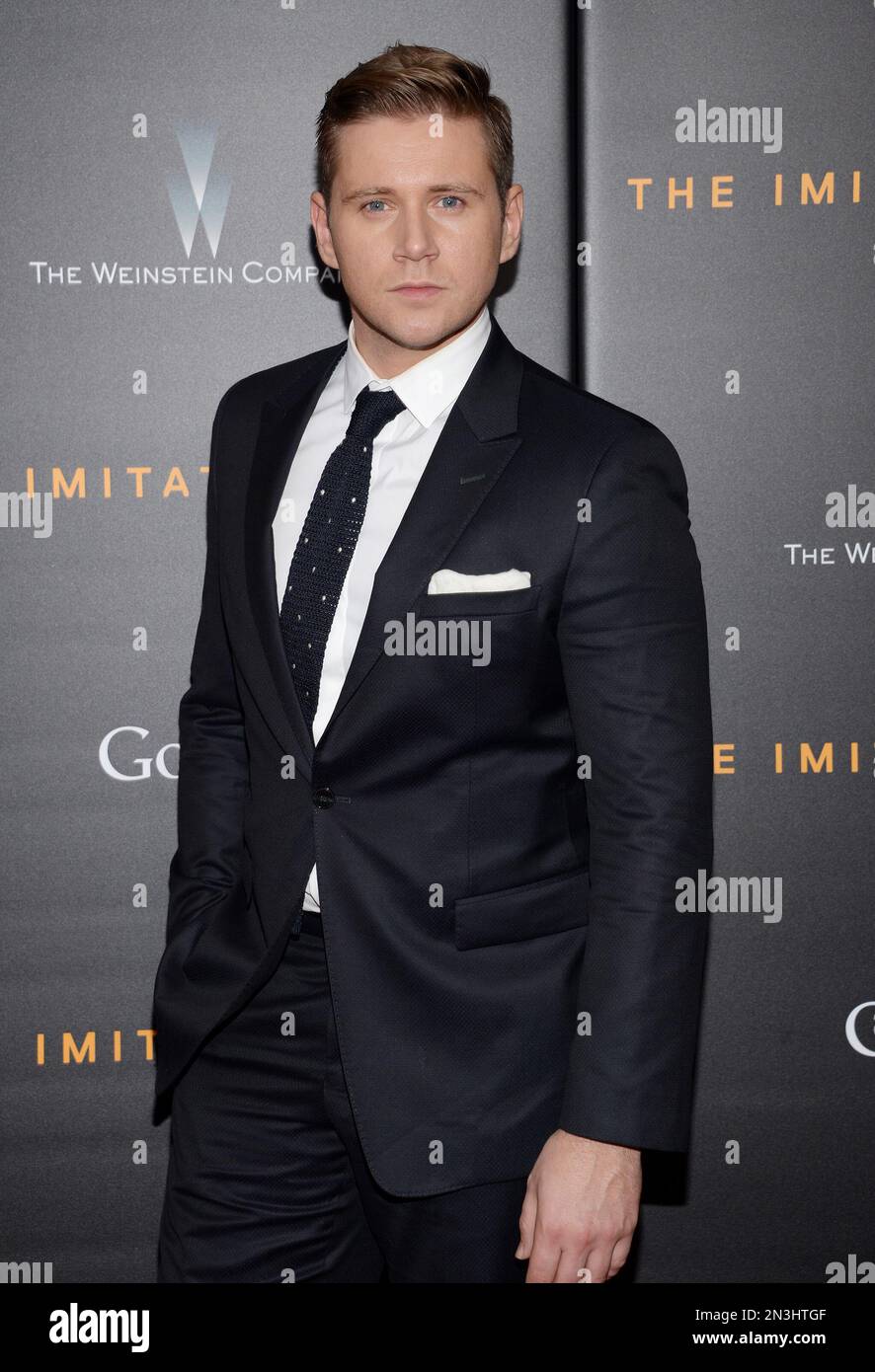 Actor Allen Leech attends the premiere of "The Imitation Game" at ...