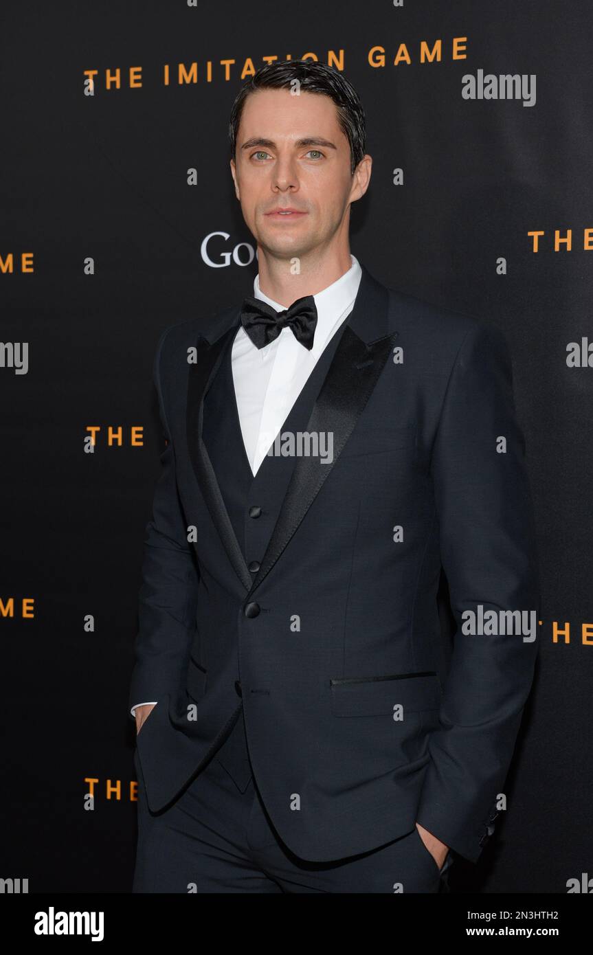 Matthew Goode attends the premiere of "The Imitation Game" at Ziegfeld ...