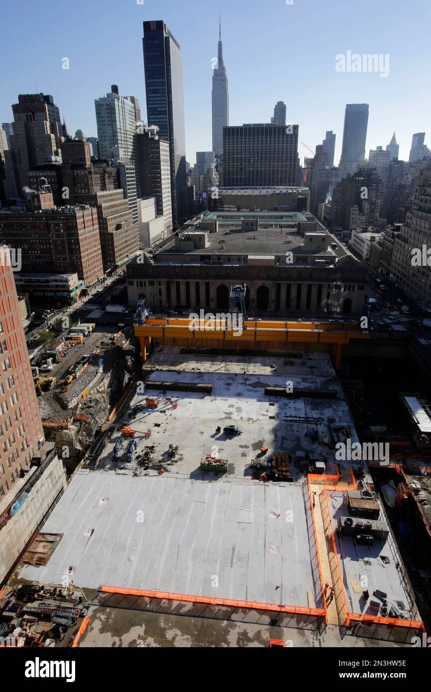 The newly-completed two-acre platform that spans the Penn Station ...