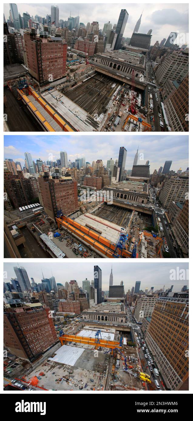 This combination of photos from Feb. 26, 2014, Aug. 6, and Nov. 13 ...