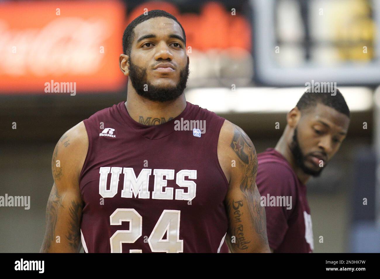 Maryland Eastern Shore's Mike Myers in action during an an NCAA college ...