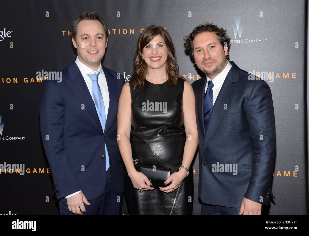 Producers Ido Ostrowsky, left, Nora Grossman and Teddy Schwarzman ...