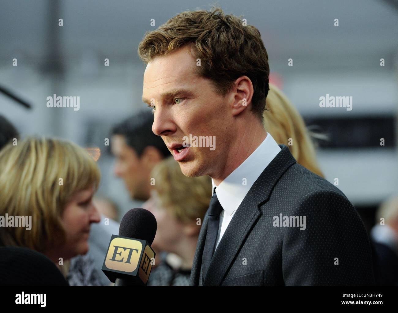 Benedict Cumberbatch attends the premiere of "The Imitation Game" at ...
