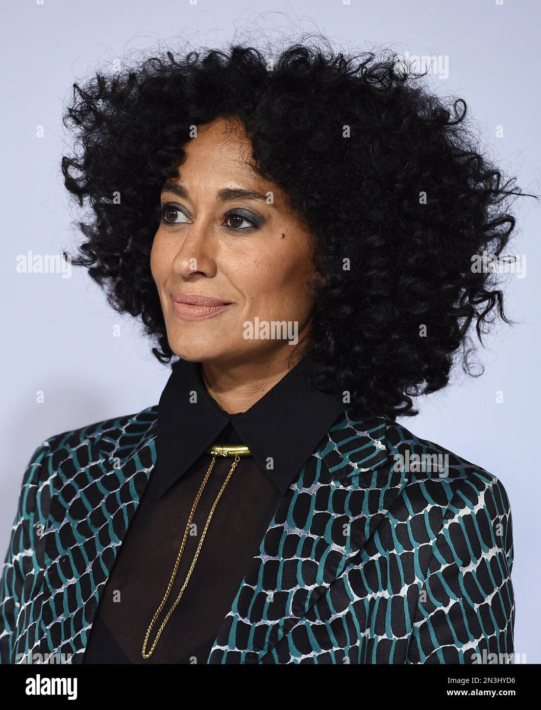Tracee Ellis Ross arrives at the Los Angeles premiere of "The Hunger ...