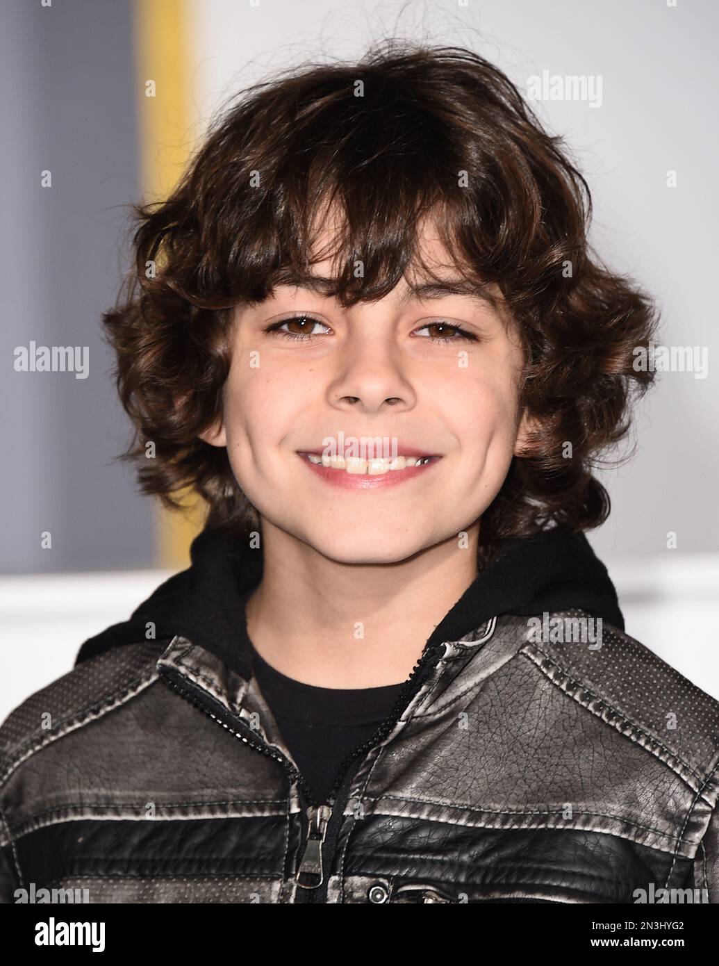 Emjay Anthony arrives at the Los Angeles premiere of "The Hunger Games: Mockingjay - Part 1" at ...