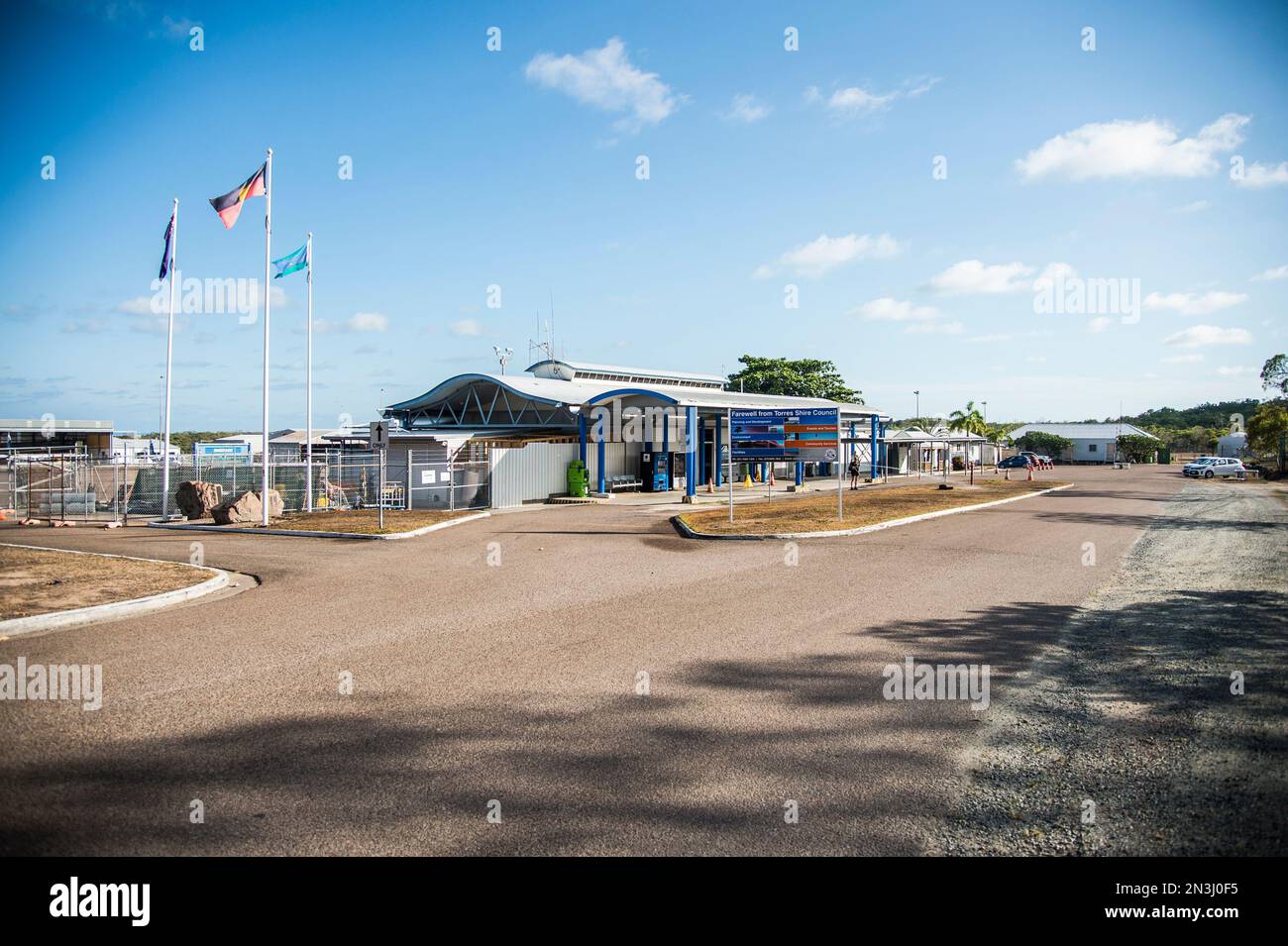 Horn Island Airport terminal in the Torres Strait, Wednesday, November ...