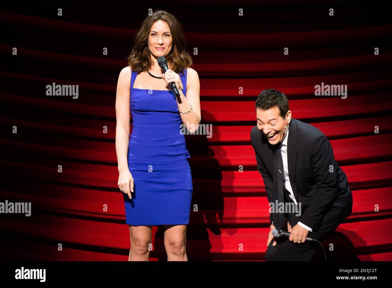 Laura Benanti and Michael Feinstein perform at "Everybody, Rise! A ...