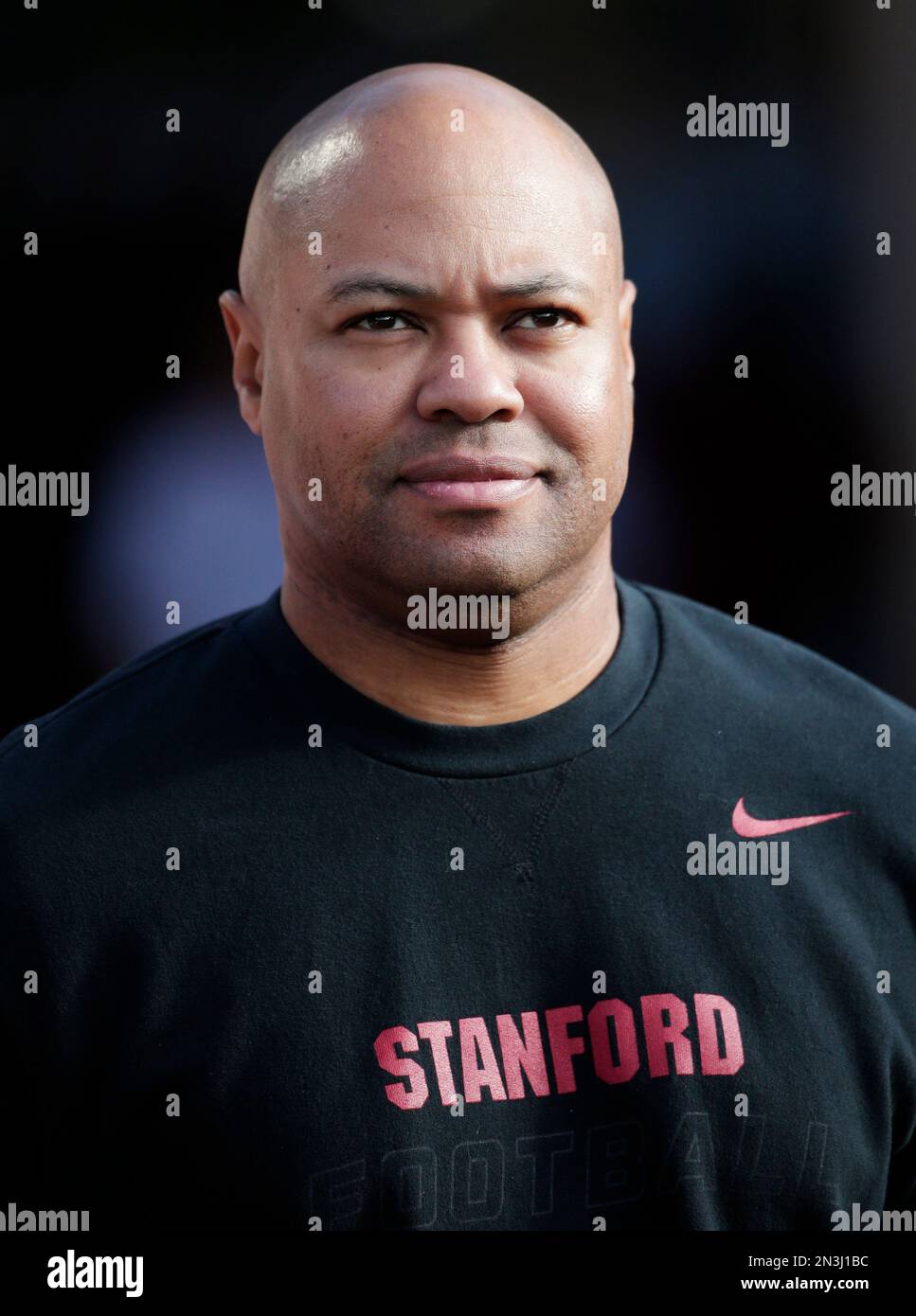 Stanford head coach David Shaw during an NCAA college football game ...